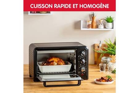 Mini four / Four posable Moulinex Optimo 19L, 6 Modes de cuisson ...