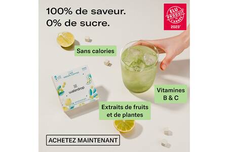 Sirop et concentré Waterdrop MICRODRINK FOCUS X12 | Darty