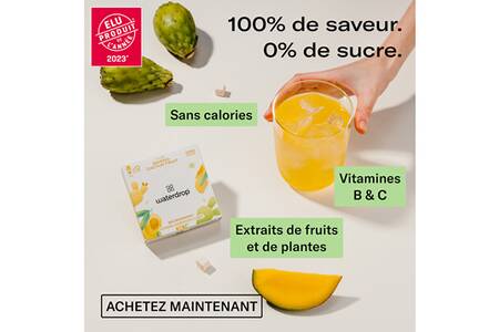 Sirop et concentré Waterdrop MICRODRINK GLOW X12 - MD72-GL-FR-1 | Darty