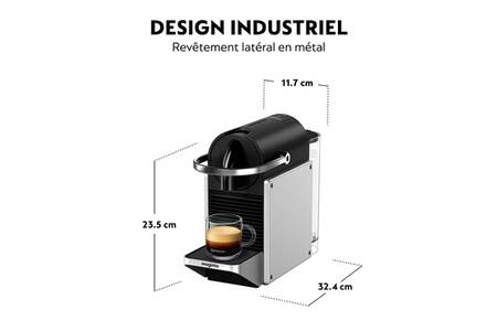 Cafetière Nespresso Delonghi PIXIE EN127.S Gris | Darty