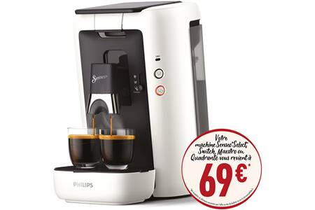 Cafetière à dosette ou capsule Philips Senseo MAESTRO CSA260/11 BLANC ...