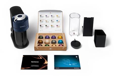 Cafetière à dosette ou capsule Krups NESPRESSO VERTUO NEXT BLEU ...