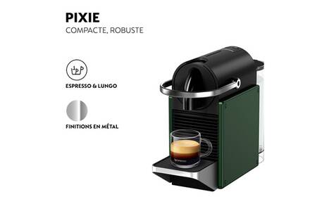 Cafetière Nespresso Krups Nespresso YY5291FD PIXIE Vert | Darty