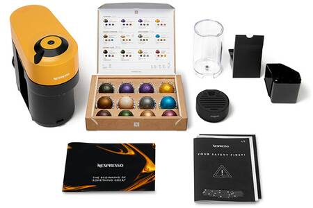 Cafetière à dosette ou capsule Magimix Vertuo POP 11735 Jaune Mangue ...