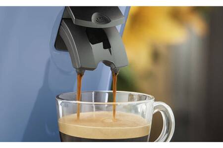 Cafetière à dosette ou capsule Philips SENSEO ORIGINAL HD6554/71 BLEU ...