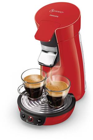 Cafetière à dosette ou capsule Philips SENSEO VIVA CAFÉ HD6563/81 Rouge ...