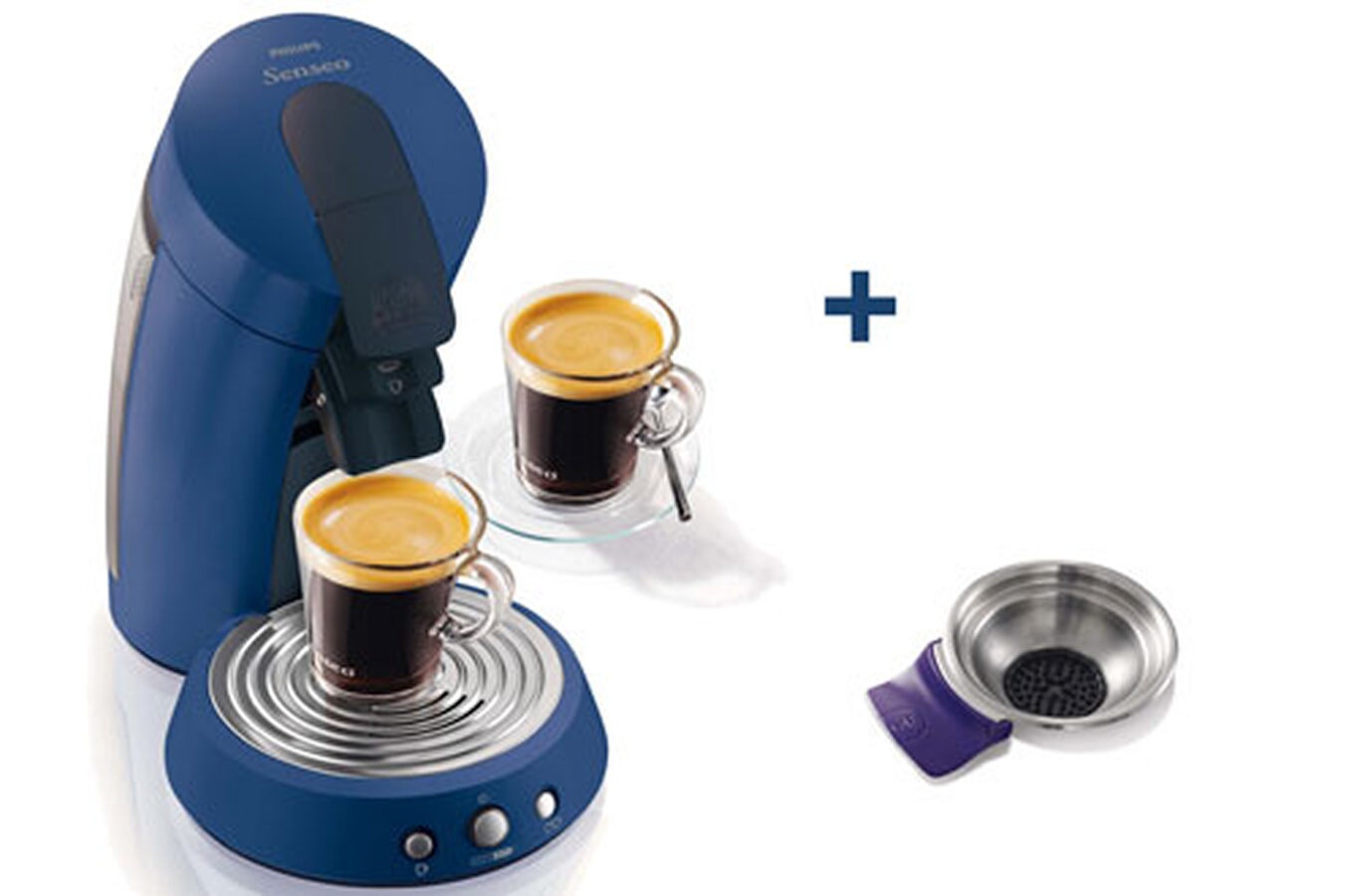 Cafetière à dosette ou capsule Philips HD7820/73 BLEU SENSEO CHOCOBREAK ...