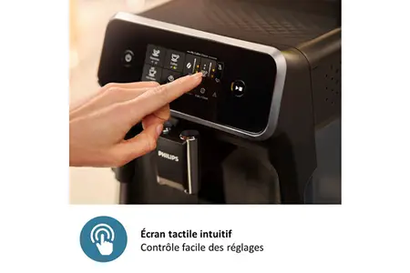 Expresso avec broyeur Philips EP1220/00 Série 1200 avec buse vapeur | Darty