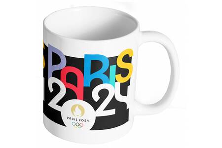 Tasse et Mugs Paris 2024 Jo MUG PARIS 2024 JO LOGO MULTICOLOR | Darty