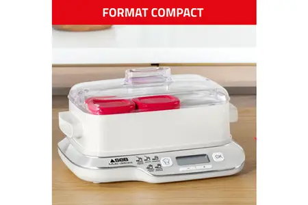 Yaourtiere Seb Multi Delices Express 6 Pots 140 ML 5 Programmes ...