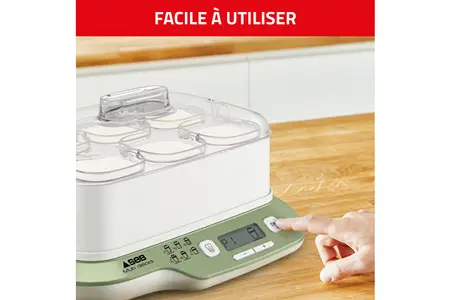 Yaourtiere Seb MULTI DELICES EXPRESS & VEGETAL 6 Pots, 6 Programmes ...