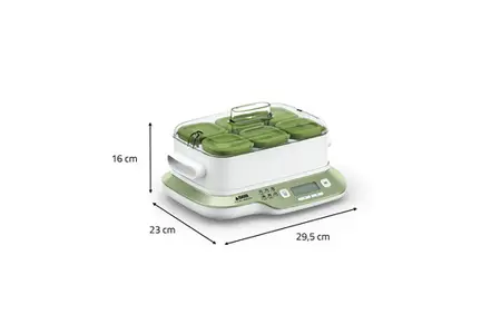 Yaourtiere Seb MULTI DELICES EXPRESS & VEGETAL 6 Pots, 6 Programmes ...