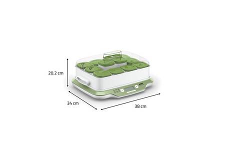 Yaourtiere Seb 12 pots Multi Delices Express & Vegetal YG661310 | Darty