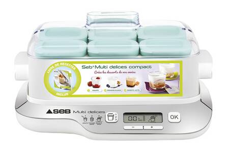 Yaourtiere Seb MULTI DELICES YG657 6 POTS + 6 BOUTEILLES DE YAOURTS À ...