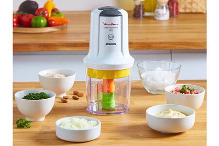 Hachoir Moulinex MULTI-MOULINETTE 6 en 1 Blanc AT723110 | Darty