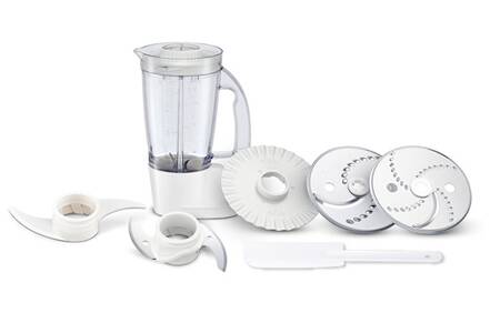 Robot multifonction Moulinex DOUBLE FORCE COMPACT BLANC FP544111 ...