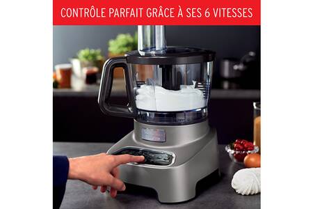 Robot multifonction Moulinex DOUBLE FORCE 1000 W avec Blender, 10 ...