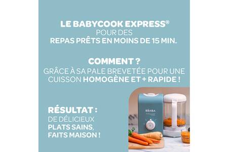 Robot préparation bébé Beaba Babycook Express | Darty