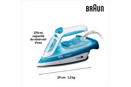 Fer à repasser Braun Fer a repasser FI3144BL FreeStyle 3 bleu | Darty