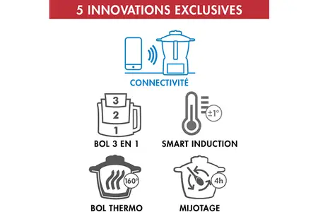 Robot cuiseur Magimix Cook Expert Connect Chrome 18913 | Darty