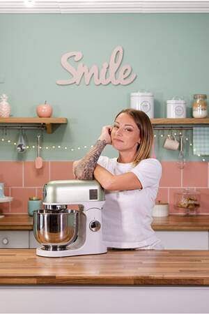 Robot pâtissier Kenwood KMIX BY L'ATELIER DE ROXANE KMX768GR VERT ...