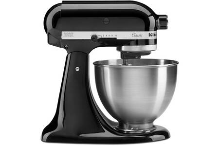 Robot pâtissier Kitchenaid 5K45SSEOB CLASSIC NOIR ONYX | Darty