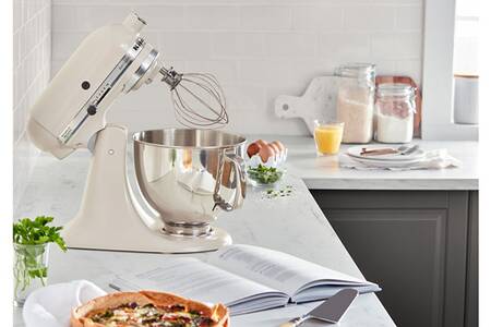 Robot pâtissier Kitchenaid Artisan 5KSM125EMH 300 W Crème Milkshake | Darty