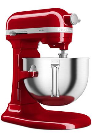 Robot pâtissier Kitchenaid ARTISAN rouge empire À BOL RELEVABLE 5,6L ...