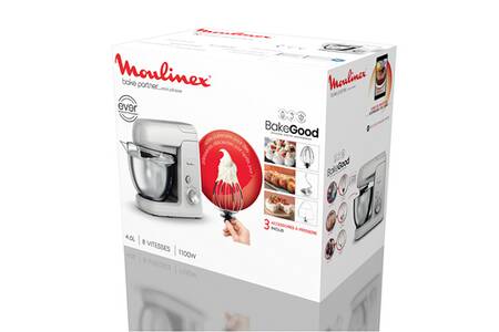 Robot pâtissier Moulinex BAKE PARTNER QA520B10 | Darty