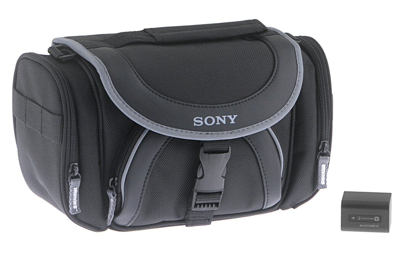 Sacoche caméscope Sony Pack 2 IN 1 sacoche+batterie - PACK O 2 IN 1 ...