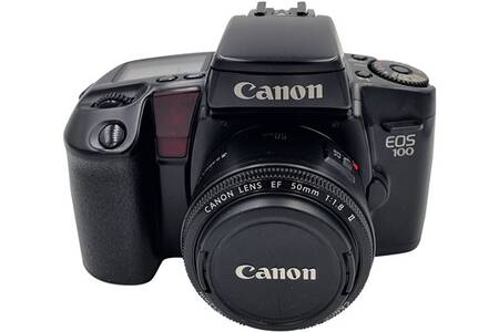 Appareil photo Argentique Canon EOS 100 50mm f1.8 II Noir - Reconditionne - FILM351 | Darty