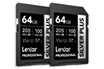Carte mémoire SD Lexar PACK 2 SDXC 64GO SILVER PLUS | Darty