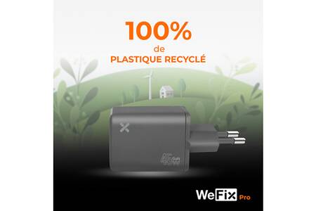 Chargeur pour téléphone mobile Wefix Pro CHARGEUR SECTEUR GaN 45W USB-C & USB-A | Darty