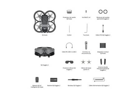 Drone Dji Avata Pro View Combo (+ casque Goggles 2) | Darty