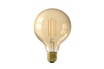 Ampoules connectées Calex LED Filament connectée Globe ambre G95 E27 | Darty