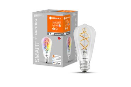 Ampoules connectées Ledvance BTE1 Smart+ WiFi EDISON FIL 30W E27 Couleur changeante | Darty