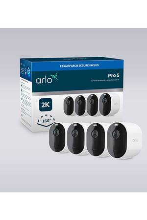 Caméra de surveillance Arlo PRO 5 SPOTLIGHT 4-CAM KIT | Darty