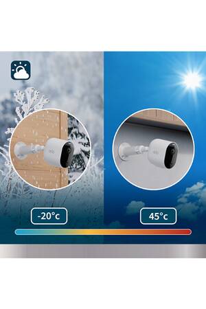 Caméra de surveillance Arlo PRO 5 SPOTLIGHT 4-CAM KIT | Darty