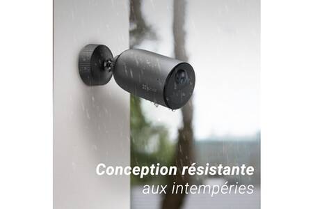 Caméra de surveillance Ezviz Kit connectée extérieure EB3 AOV + Panneau ...
