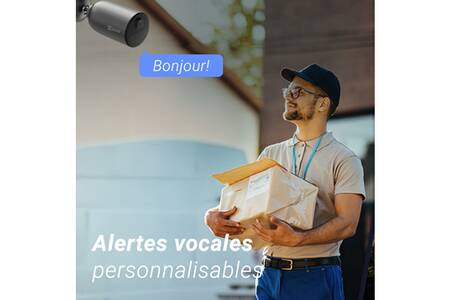 Caméra de surveillance Ezviz Kit connectée extérieure EB3 AOV + Panneau ...