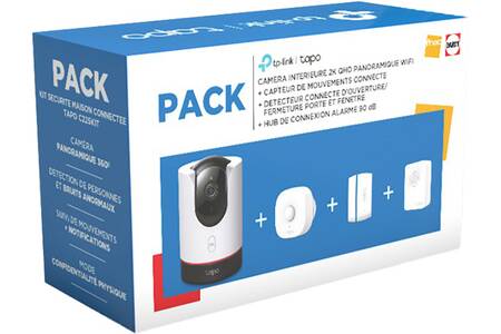 Kit sécurité pour la maison Tp Link Pack Caméra de surveillance TP-Link Tapo intérieure Blanc et ...