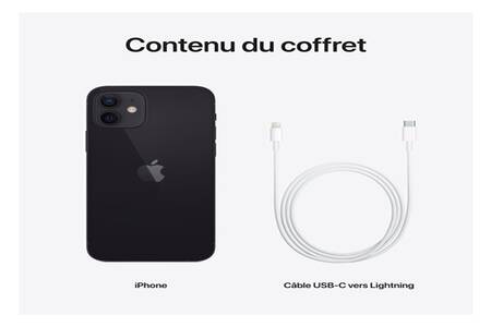 iPhone Apple IPHONE 12 128Go Noir 5G | Darty
