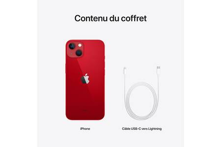 iPhone Apple iPhone 13 128Go Rouge 5G | Darty