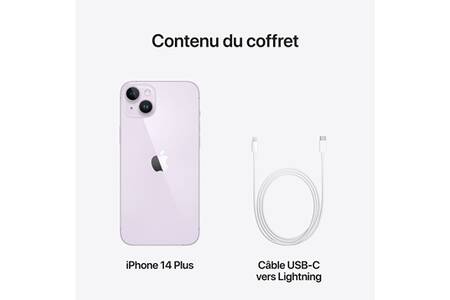 iPhone Apple Iphone 14 Plus 512Go Mauve 5G | Darty