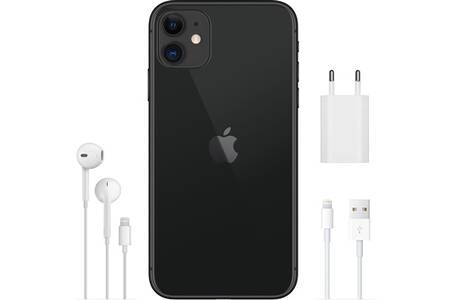 iPhone Apple IPHONE 11 128GO NOIR - MWM02ZD/A | Darty