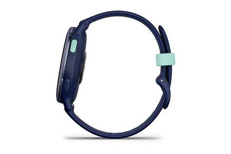 Montre connectée Garmin Vivoactive 5, Metallic Blue avec bracelet bleu ...
