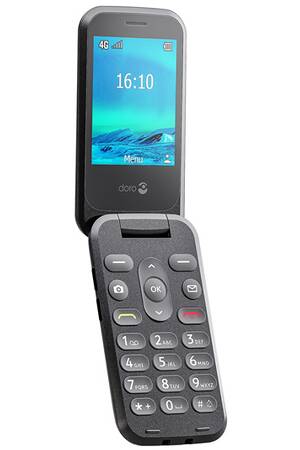 Téléphone portable basique Doro Telephone a clapet seniors Doro 2800 ...