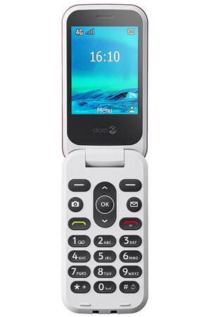 Téléphone portable basique Doro Telephone a clapet seniors Doro 2820 ...