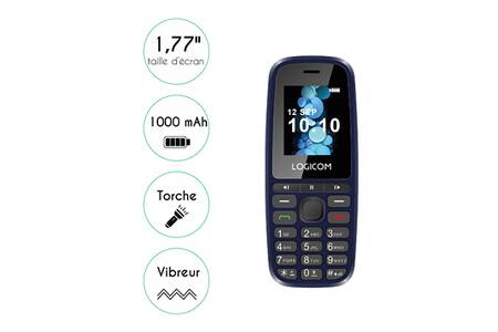 Téléphone portable basique Logicom Posh 402 4G | Darty
